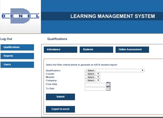 Learning Management System - Denel - SID